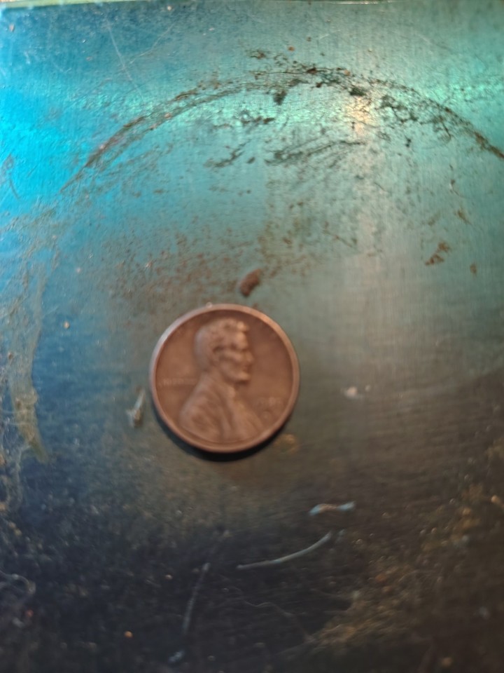 1985 D Lincoln Cent With No Copper Coating/All Zinc Color Same Color As ...
