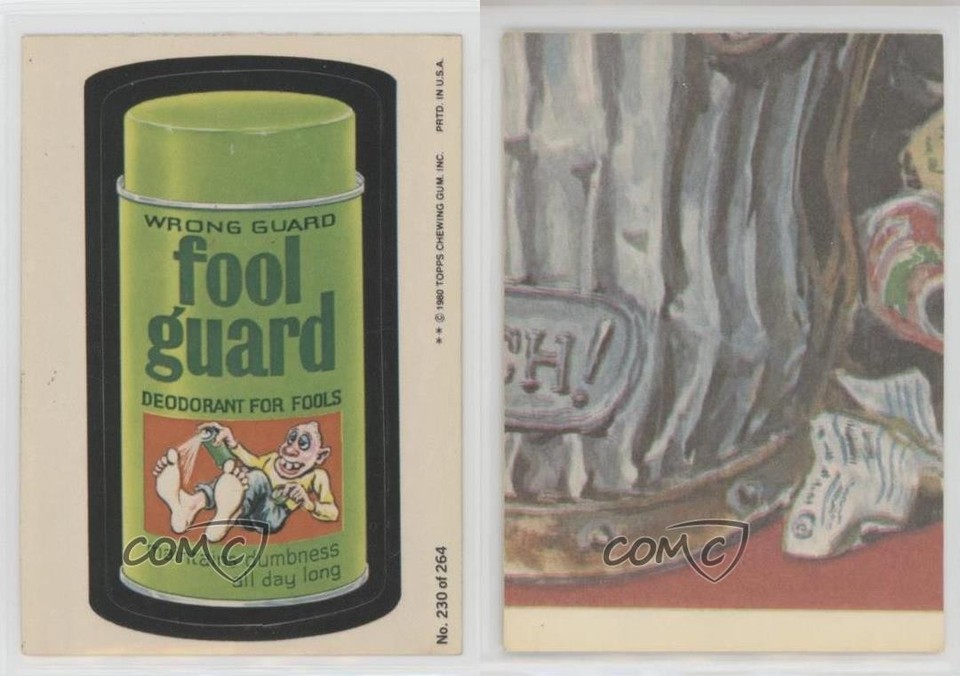 1980 Topps Wacky Packages Series 4 Fool Guard (Two Star) #230 x9h | eBay
