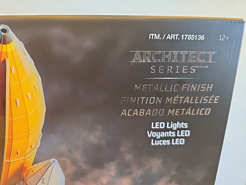 4D Build Space Shuttle 3D Model Kit with LED Lights Architect Series | eBay