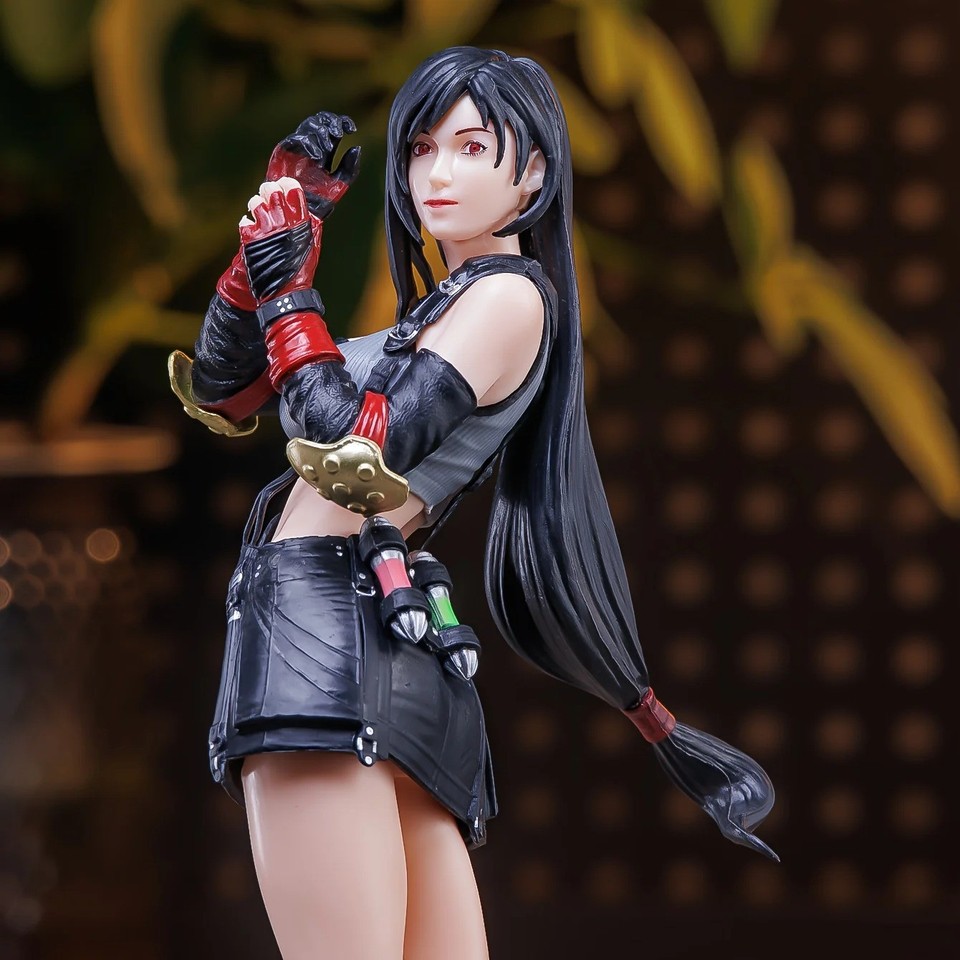FF7 Tifa Lockhart Anime Figure | Female Fighter PVC Statue | Final ...
