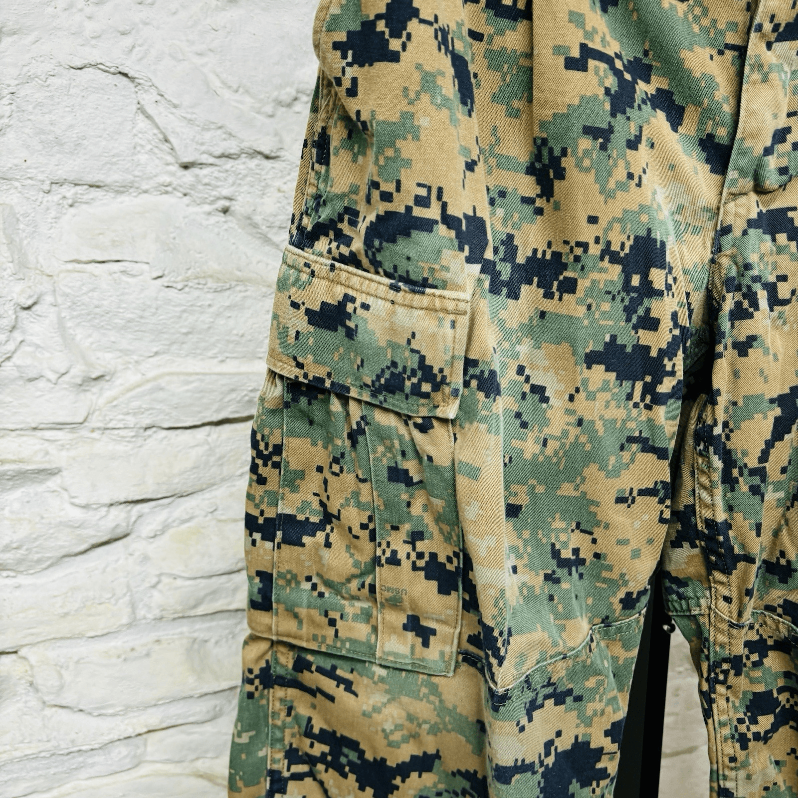 Set USMC MARPAT Digital Woodland Camo Cargo Pants Slant Pocket Shirt US ...