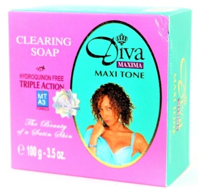 Diva Maxima Maxi Tone Clearing Soap 100g Triple Action 3.5 oz. free ...