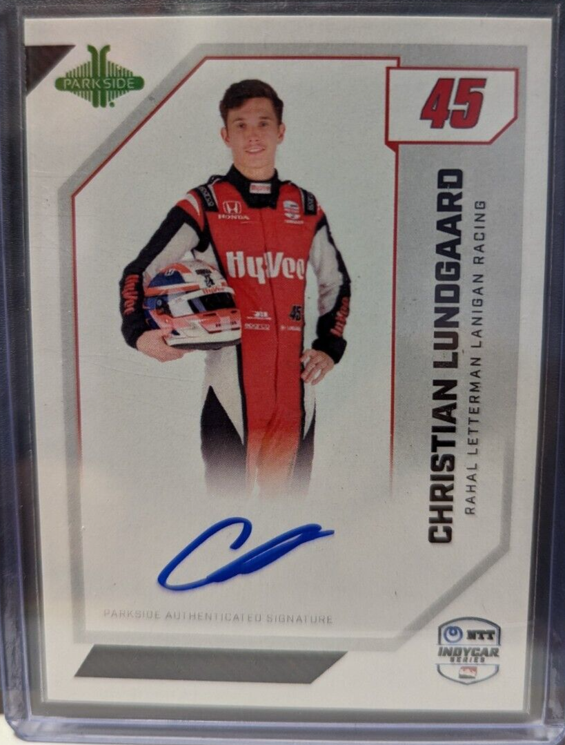 Christian Lundgaard Signed Auto Autograph 2024 Trading Card Parkside ...