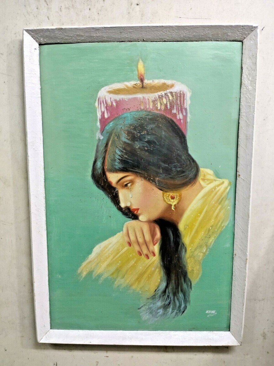 Sad Woman Painting