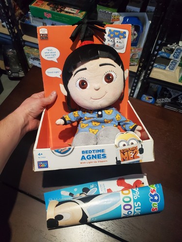 12” Thinkway Toys Despicable Me 2 Bedtime Agnes Talking Light Up Doll ...