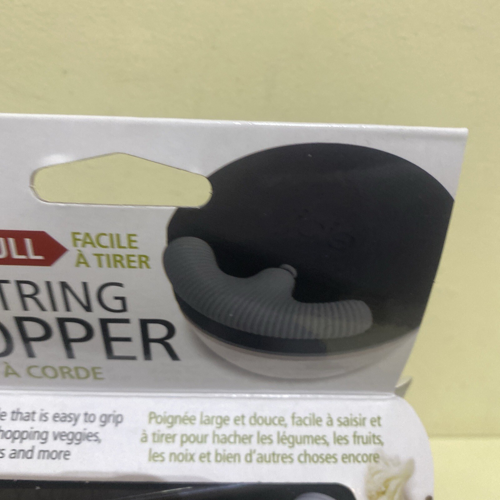 Joie Pull String Chopper - Wide Soft Handle Quality. Easy Food Chop for ...