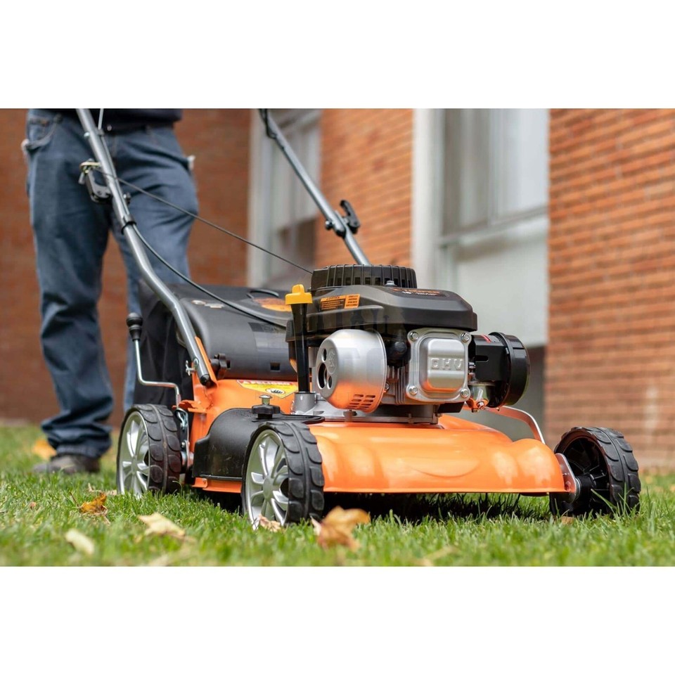 Truper P-418 4 HP gas powered lawn mower, 18" cut | eBay