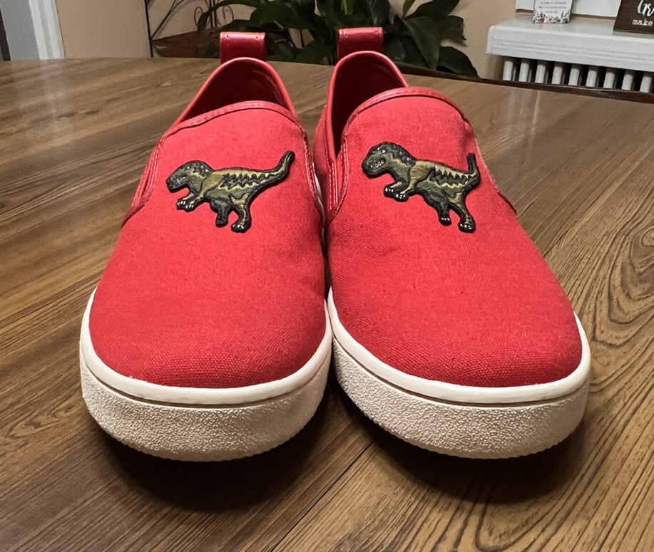 Coach Rexy Signature Canvas Slip-On Shoes Sneakers Si… - Gem