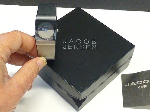 Jacob Jensen Watch New Dimensions Max Rene Denmark Titanium Sapphire w ...