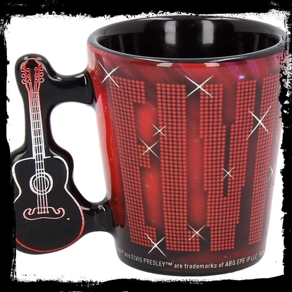 Nemesis Now Elvis '68 Espresso Cup, Red 801269122393 | eBay UK