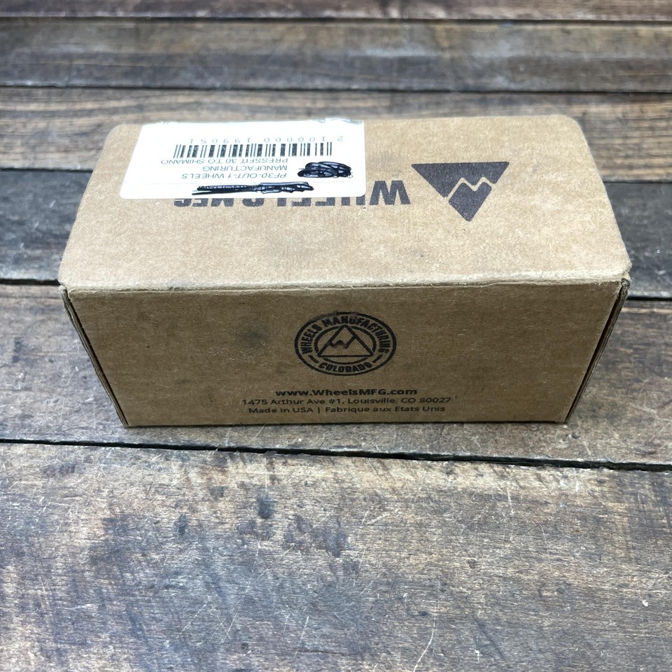 Wheels MFG PF30-OUT-1 Bottom Bracket PF30 24mm Thread Together Black ...