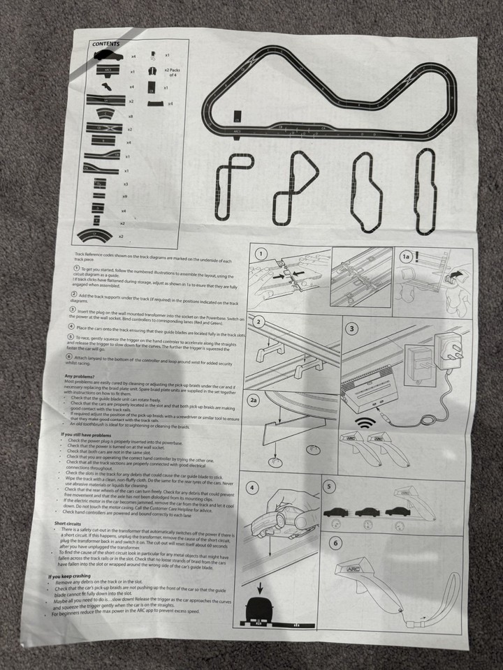 Scalextric ARC Pro Platinum GT Set Digital Slot Car Race Control System ...