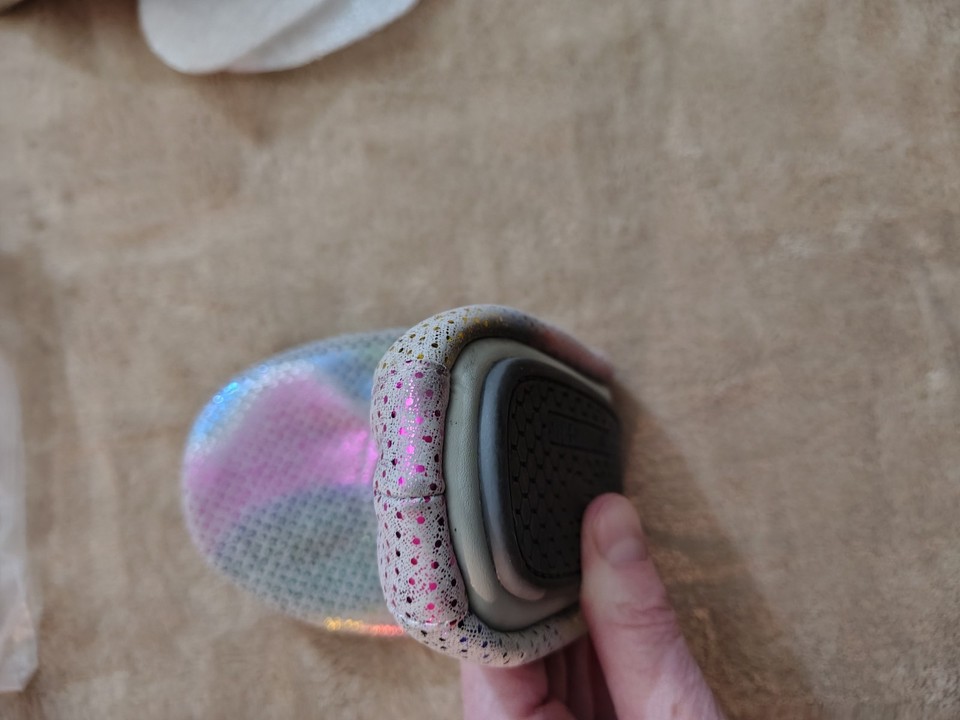 Storehouse Flat Women's Foldable Flat Rainbow Glitter Multi Polka Dot ...