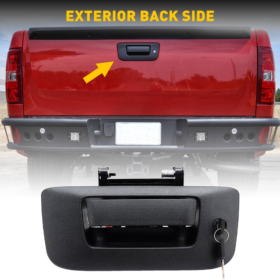 Tailgate Handle Lock Kit For 2007-2014 Chevy Silverado GMC Sierra ...