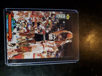 1994-95 Upper Deck Collectors Choice #403 David Robinson Gold Signature ...