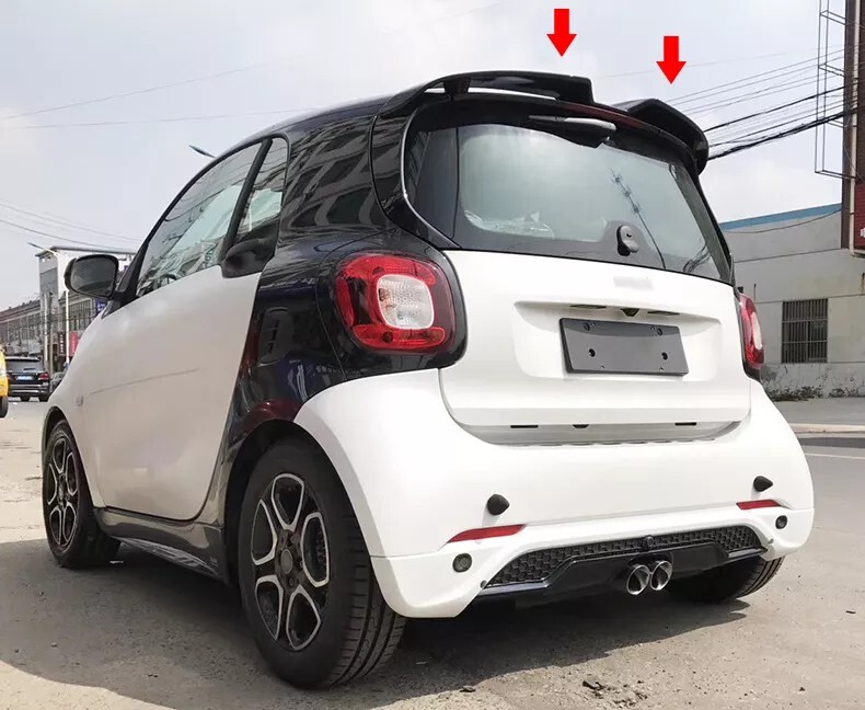 Fit for Smart Fortwo W453 2015-2019 car rear trunk roof spoiler wing | eBay
