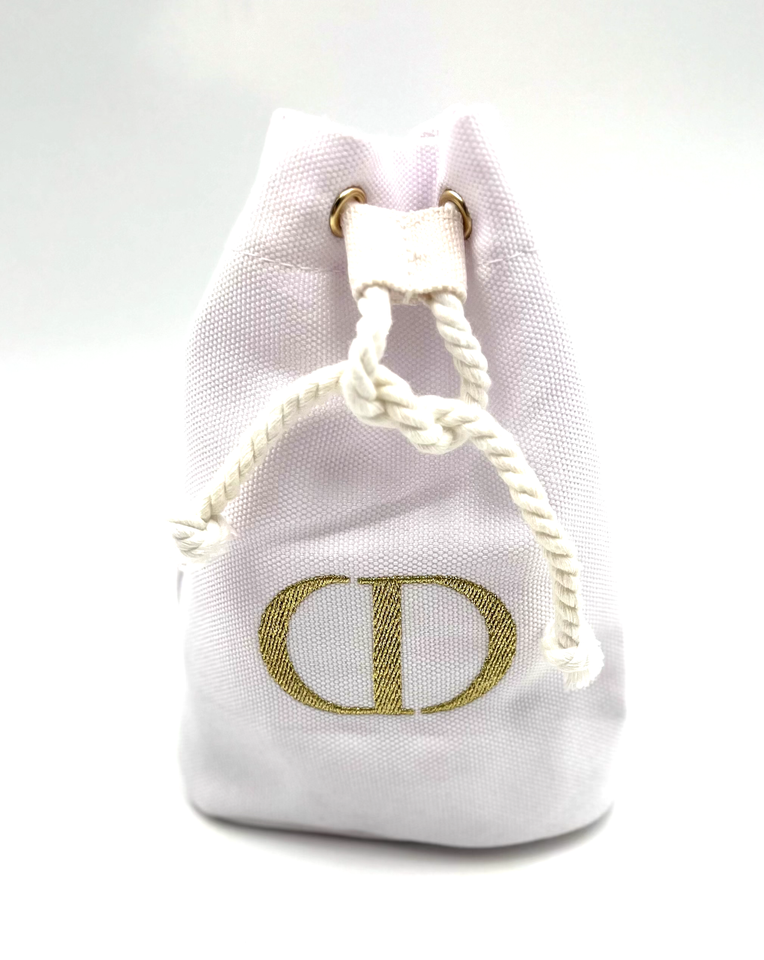 New! Christian Dior Cosmetic Makeup Bag Drawstring Pouch Clutch ~ Small ...