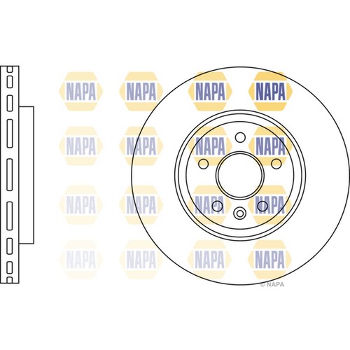 2x Brake Discs Vented Front 300mm PBD8134 Napa Proformer 13515909 ...