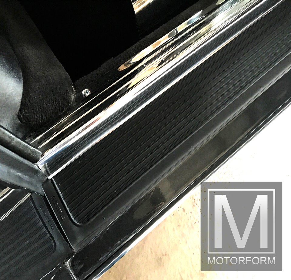 Mercedes 450SL SLC 107 rubber scuff mats sill pad entry rocker covers ...