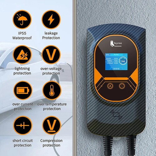 Feyree Level 2 EV Charger 40A For Chargepoint EV Charging Station ...