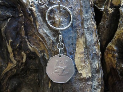 IRISH 50p coin 1979 lucky key ring keychain Ireland keyring | eBay UK