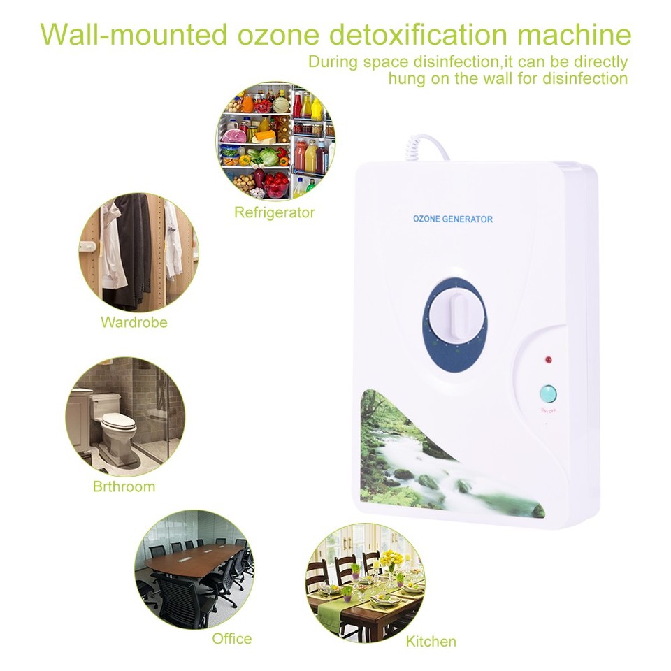 Generator Ozonator Air Purifiers 600mg/h Oil Vegetable Meat Purify Air ...