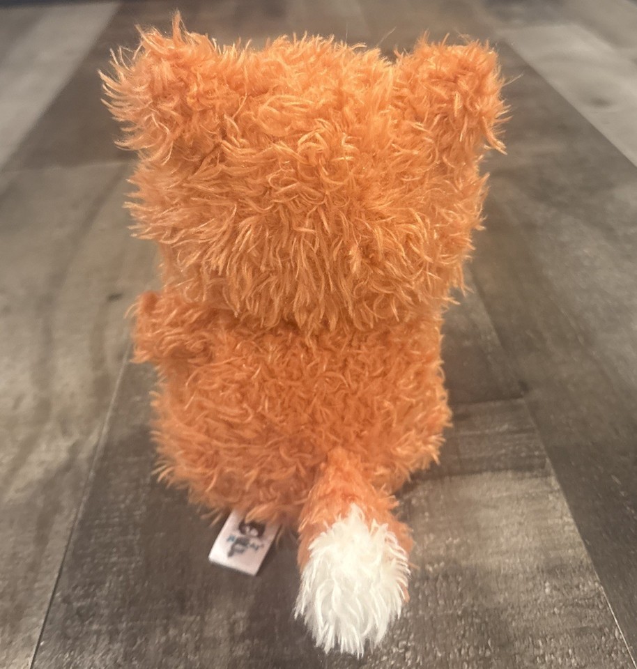 Jellycat London 7" Little Orange And White Fox Curly Hair Stuffy Fuzzy ...