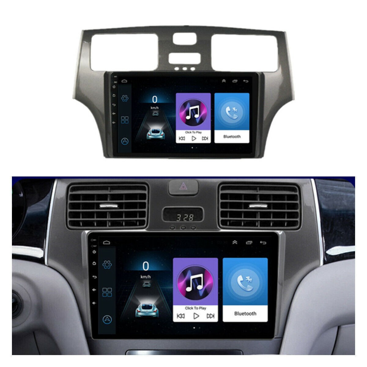 Android 10.1 Radio Stereo GPS WIFI Head Unit 9" For 01-05 Lexus ES300 ...
