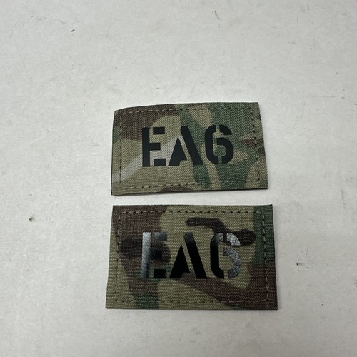 Multicam “EA6” Set IFF Personal Identifier Patch SEAL Team DEVGRU LBT ...