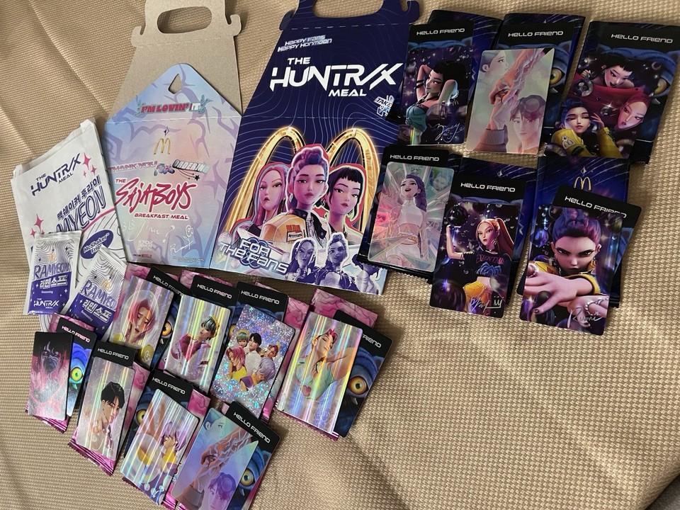 McDonald’s K-Pop Huntrix Happy Meal Trading Cards Complete Set Of 14 ...