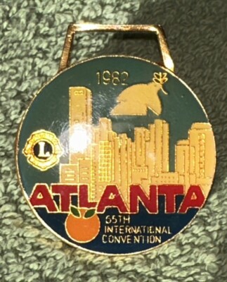 1982 65TH LIONS INTERNATIONAL CONVENTION ATLANTA Badge Pin | eBay