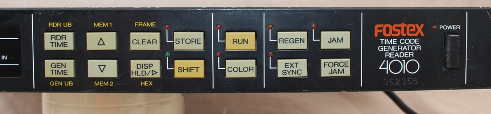Fostex 4010 Time Code Generator / Reader | eBay