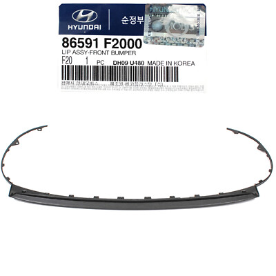Genuine Front Bumper Lower Deflector LIP 86591F2000 for Elantra Sedan ...