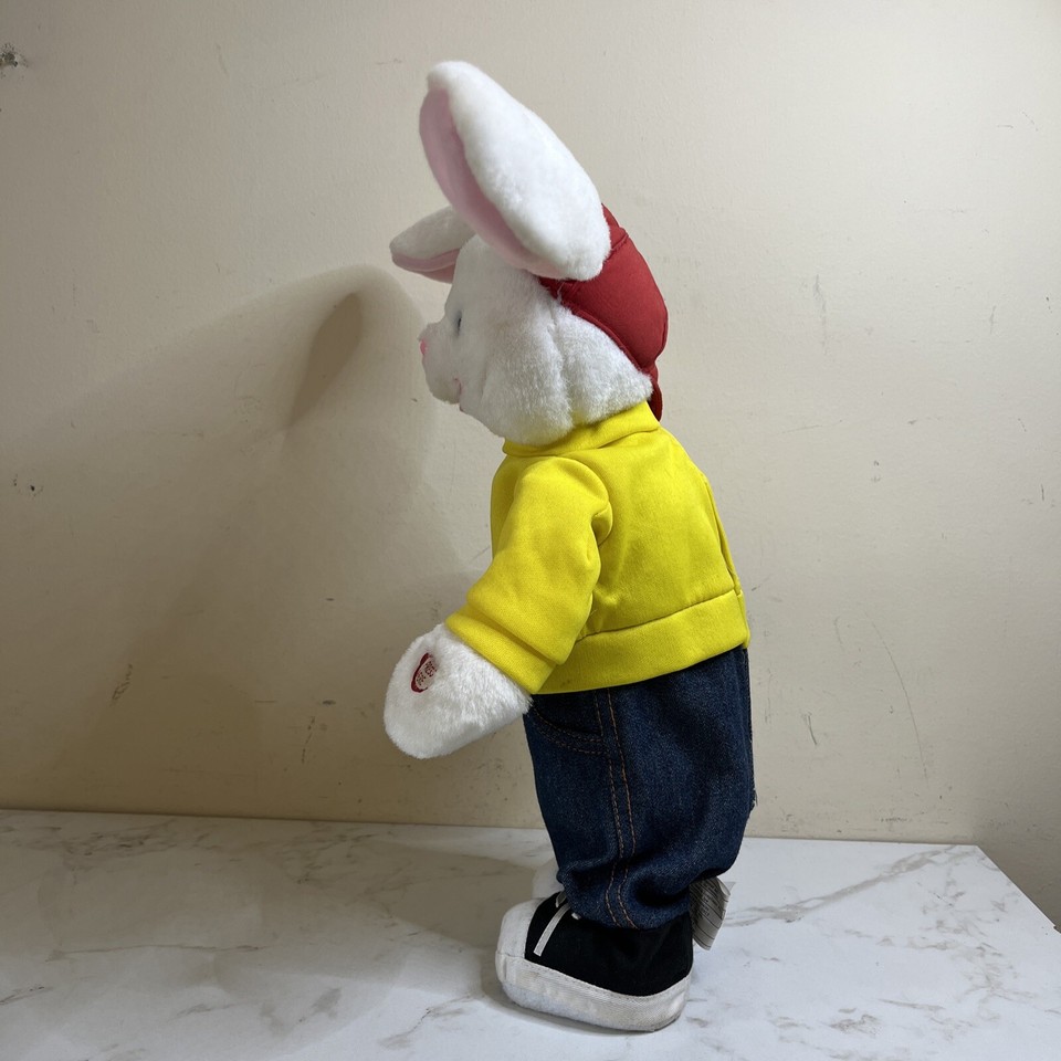 Vintage Easter Beat Box Animated Bunny Dancing Hip Hop Plush Singing No ...
