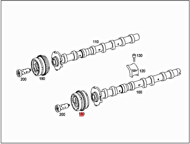 Genuine MERCEDES Camshaft adjuster 2760503700 | eBay