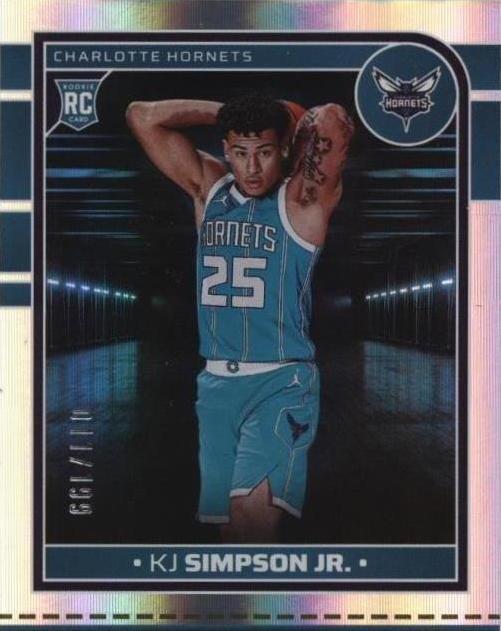 2024-25 Panini Nba Hoops - Rookies KJ Simpson Jr. #272 Premium Box Set ...