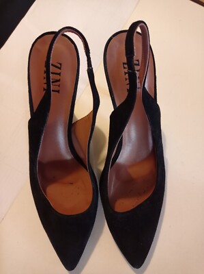 ZINI Shoes black medium size heels size 38 eu or 7 us | eBay