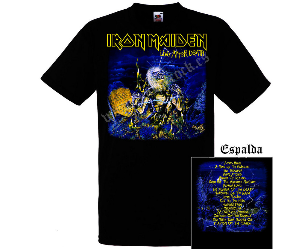 Camisetas De Bandas De Metal Baratas ⭐ Ropa Heavy Metal Para Hombre