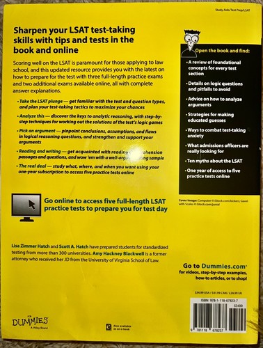 LSAT for Dummies by Scott A. Hatch, Lisa Zimmer Hatch and Amy Hackney ...