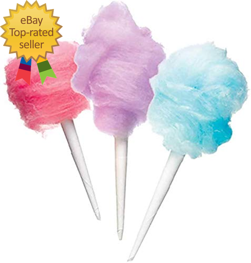 Carnival Party Cotton Candy Kits.Includes 100CT Cotton Candy Cones and ...