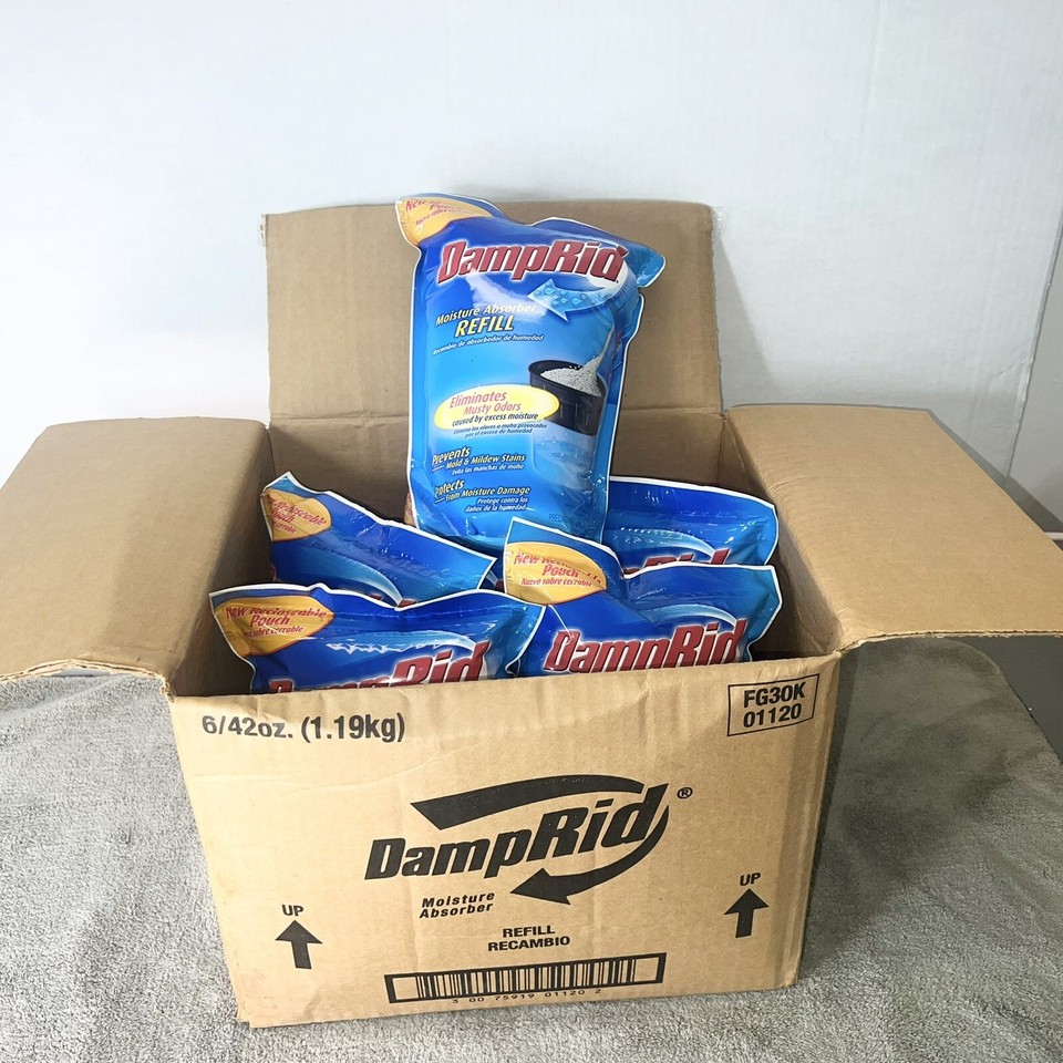 Damp Rid Excess Moisture Absorber Air Refill FG30K Lot Of 6 | eBay