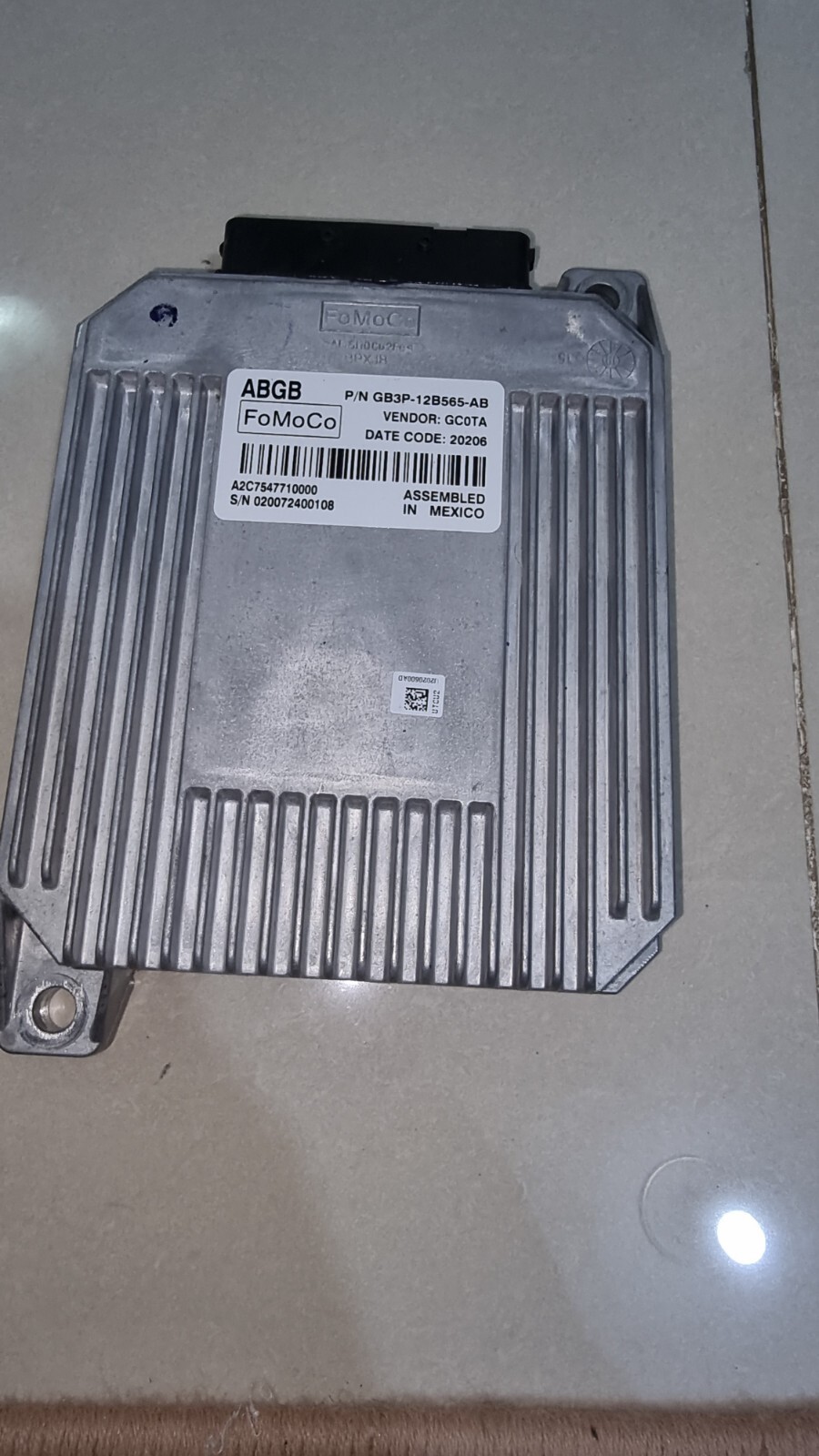 FORD RANGER 2020 TRANSMISSION ECU, AUTO T/M, P/N GB3P-12B565-AB | eBay ...