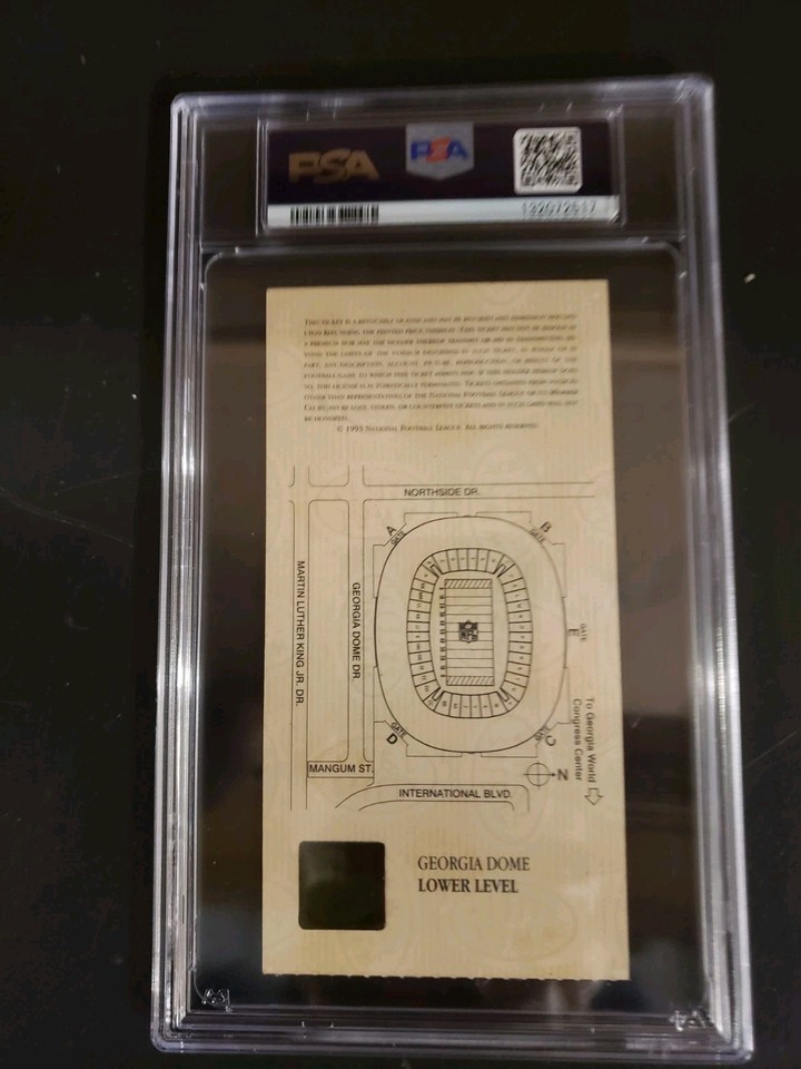 1994 SUPER BOWL XXVIII TICKET STUB COWBOYS BILLS MVP-EMMITT SMITH PSA 5 ...