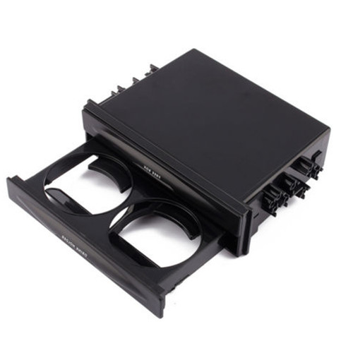 Drink Cup Holder Storage Box Plastic Car Double Din Radio Dashboard ...