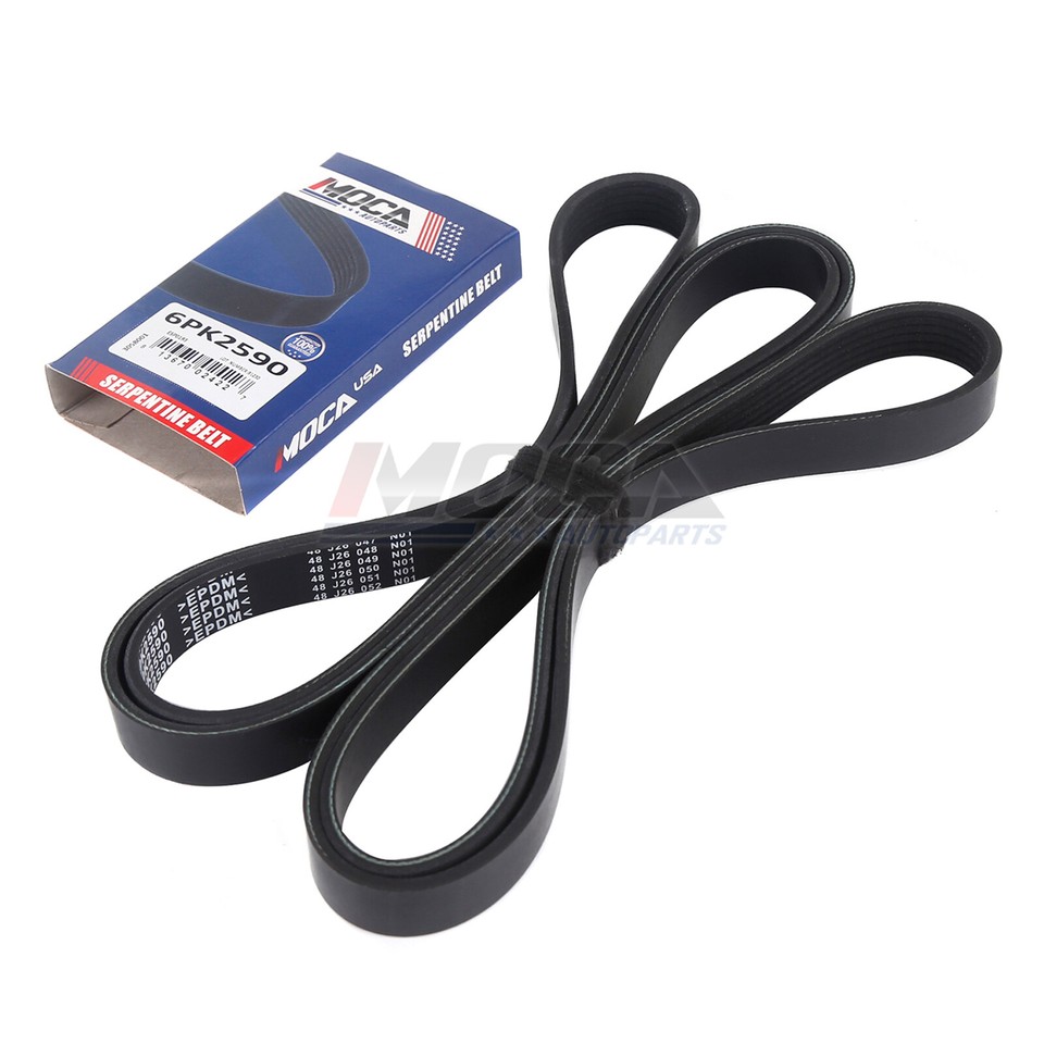 Serpentine Drive Belt Fits Kia Forte Ford Mustang Hyundai Sonata ...