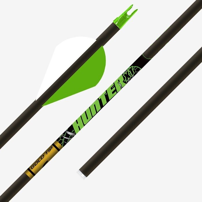 Gold Tip Arrows XT Hunter Black 340 1 Dozen 2″ Raptor Vanes #87634 | eBay
