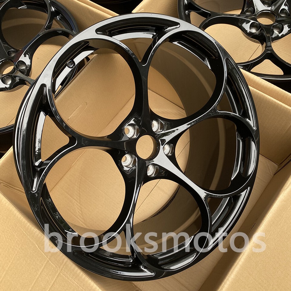 FOR RANGE ROVER VELAR 22" GLOSS BLACK FORGED WHEELS RIMS 22X9 SET OF 4 ...