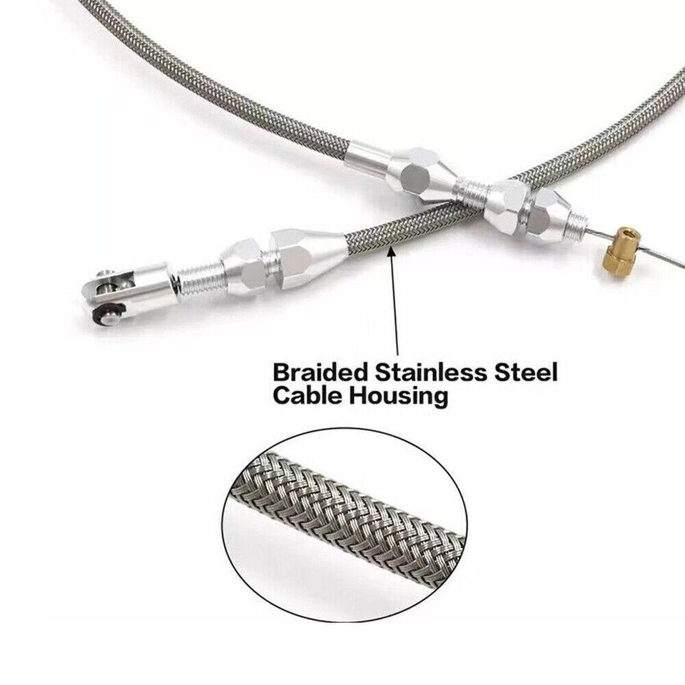 36" Length Adjustable Car Auto Throttle Cable Accelerator Cable ...