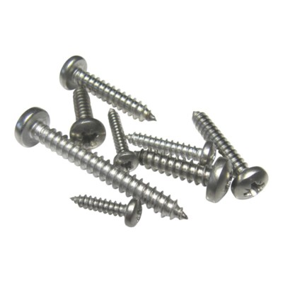 Self Tapping Screw Posi Drive Pan Head, 316 Stainless Steel A4 Marine ...
