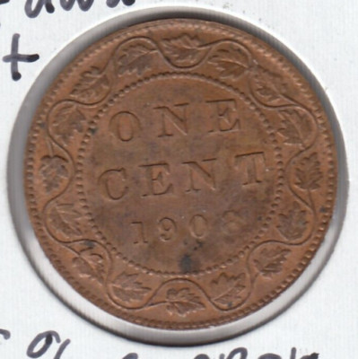 1908 Canada One 1 Cent Large Penny - NO RESERVE SALE C3 | eBay